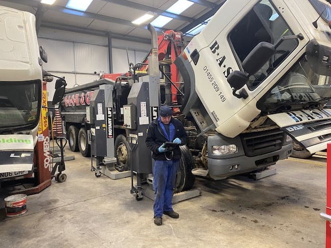 Bring your heavy goods vehicle to its MOT appropriately laden